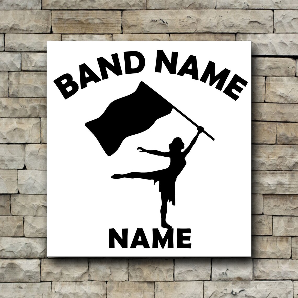 Color Guard Vinyl Decal/ Color Guard Decal / Color Guard/ | Etsy