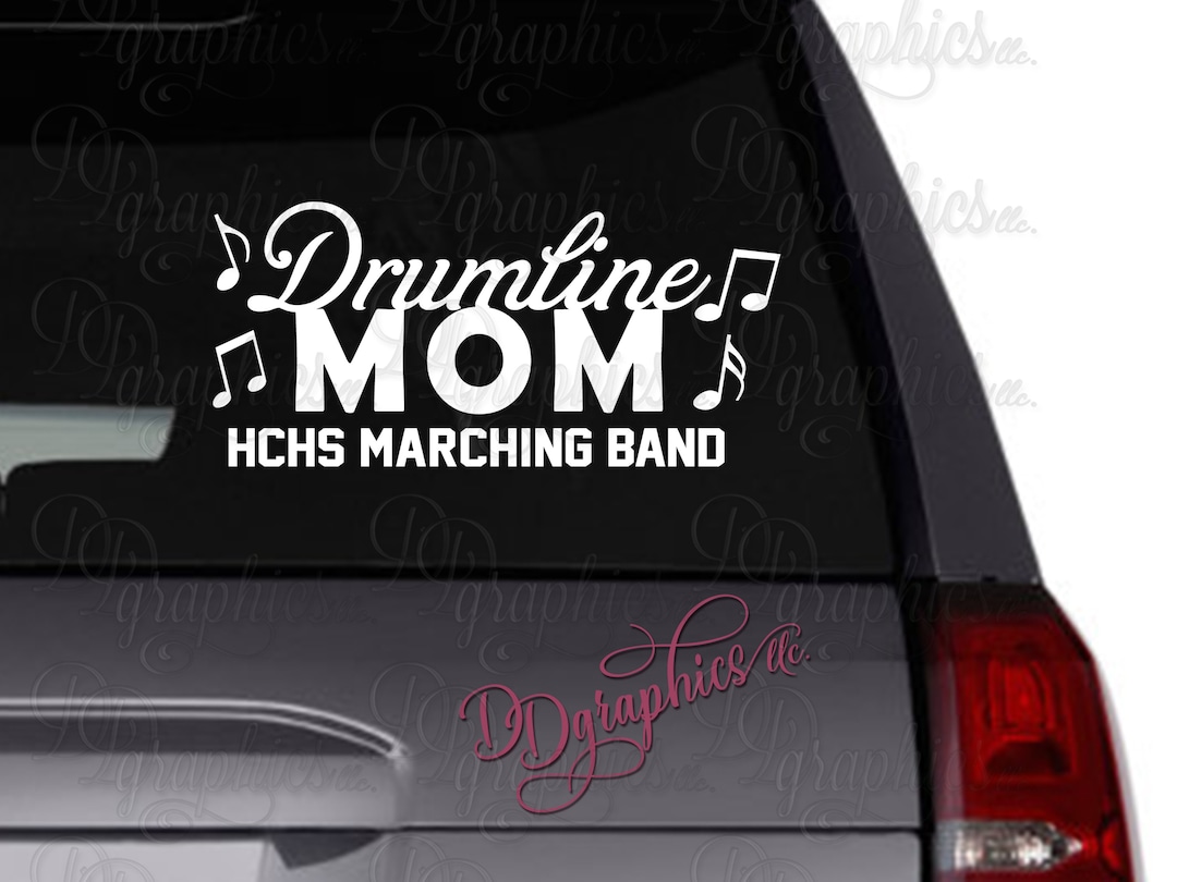 Drumline Mom Decal/ Drumline Mom Sticker /vinyl - Etsy