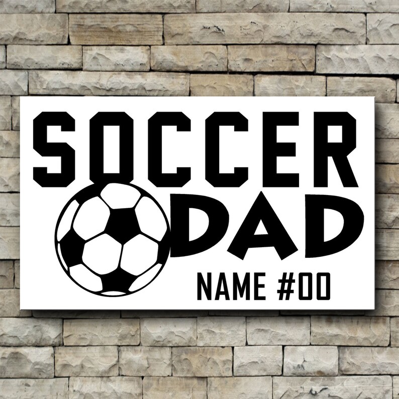 Soccer Dad Vinyl Decal / Soccer Decal / Soccer Dad / - Etsy UK