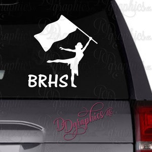 Color Guard Personalized Vinyl Decal /guard Personalized Vinyl Decal ...