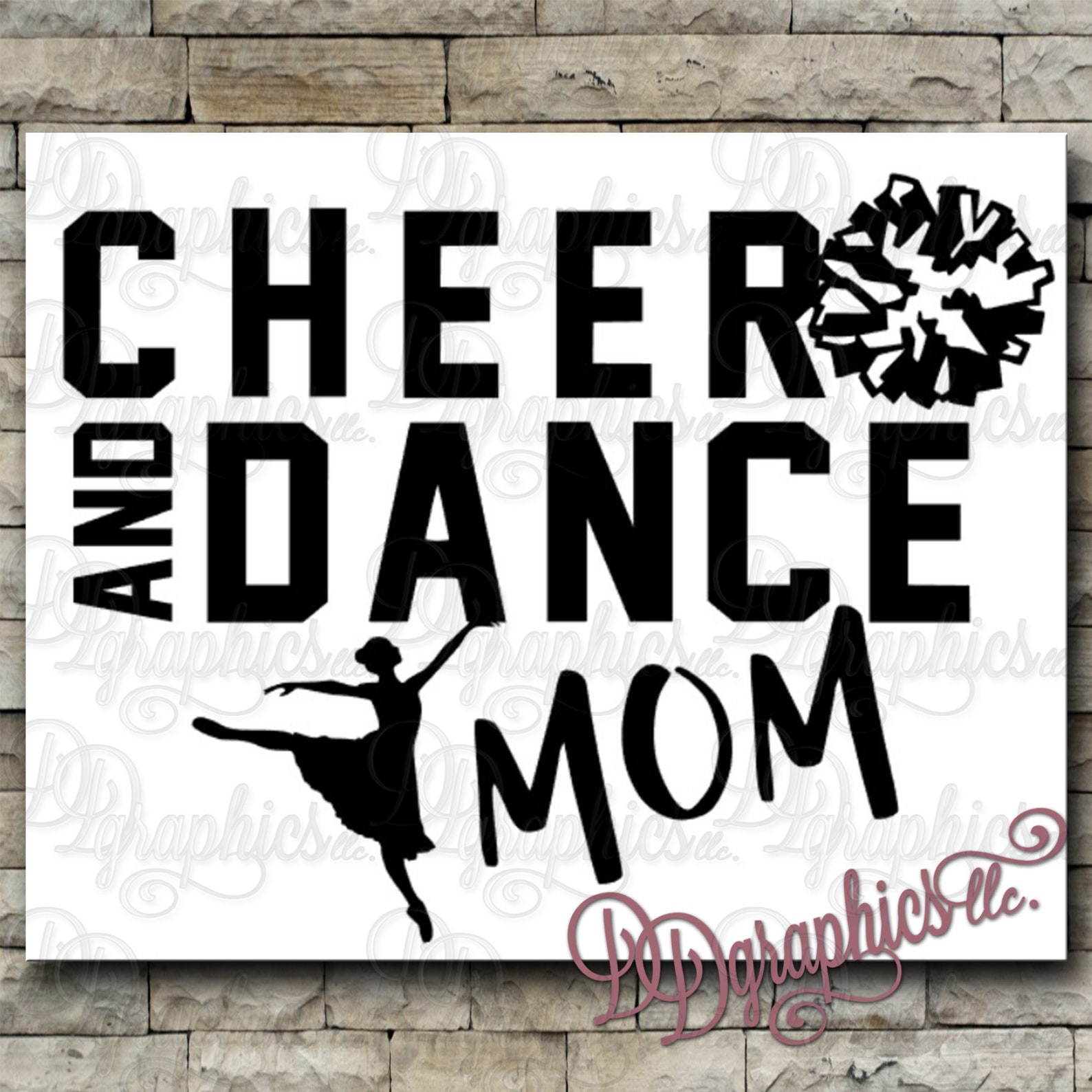 Cheer and Dance Mom Vinyl Decal/ Cheer Decal/ Dance Decal/ - Etsy