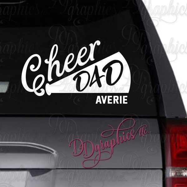 Cheer Dad Stickers - Etsy