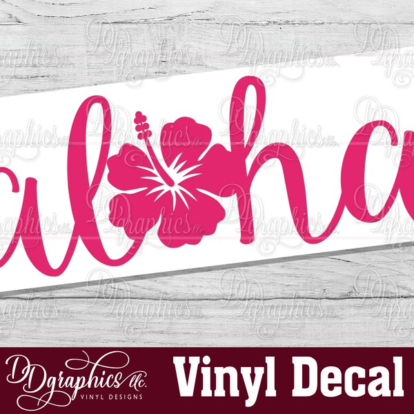 Aloha Car Decal - Etsy
