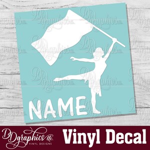 Color Guard Personalized Vinyl Decal /guard Personalized Vinyl Decal ...
