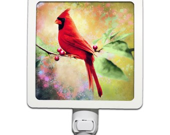 Red Cardinal Night Light - Etsy