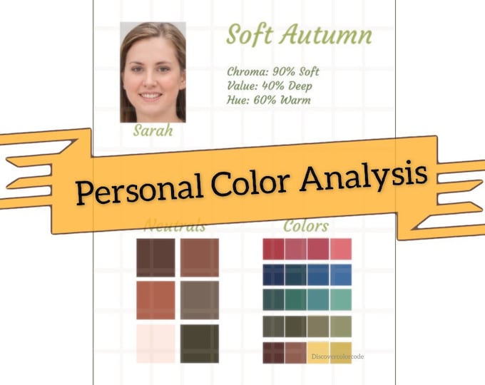 Virtual Color Analysis - Personal Color Season Guide - Etsy