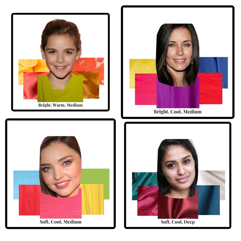 Virtual Color Analysis Personal Color Season Guide - Etsy