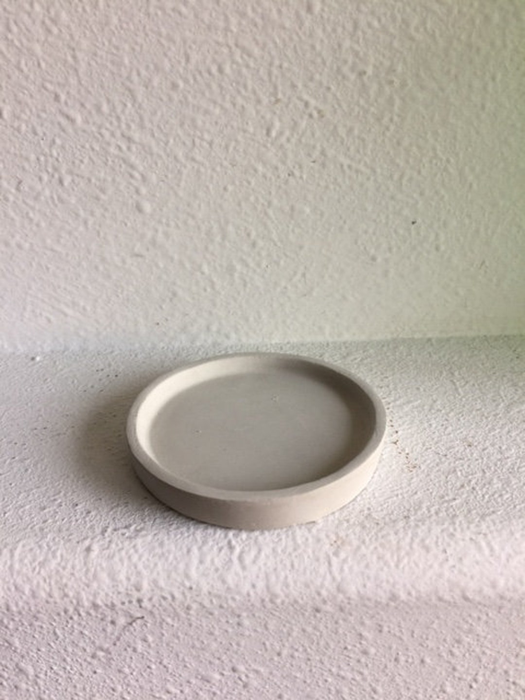 Round Concrete Planter Pot Tray - Etsy