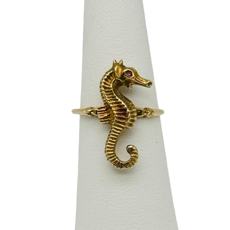 Seahorse Rings - Etsy