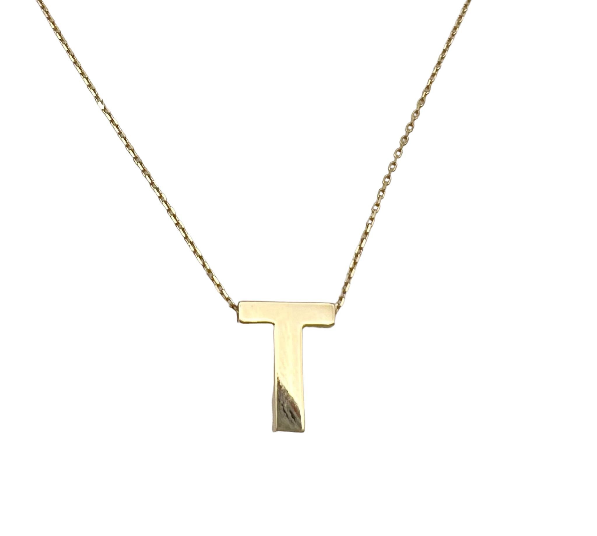 Gold Letter T