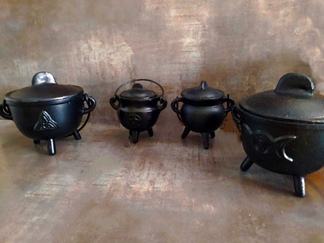 Moon Phase Cauldron, Goddess Cauldron, Celtic Triquetra Cauldron ...