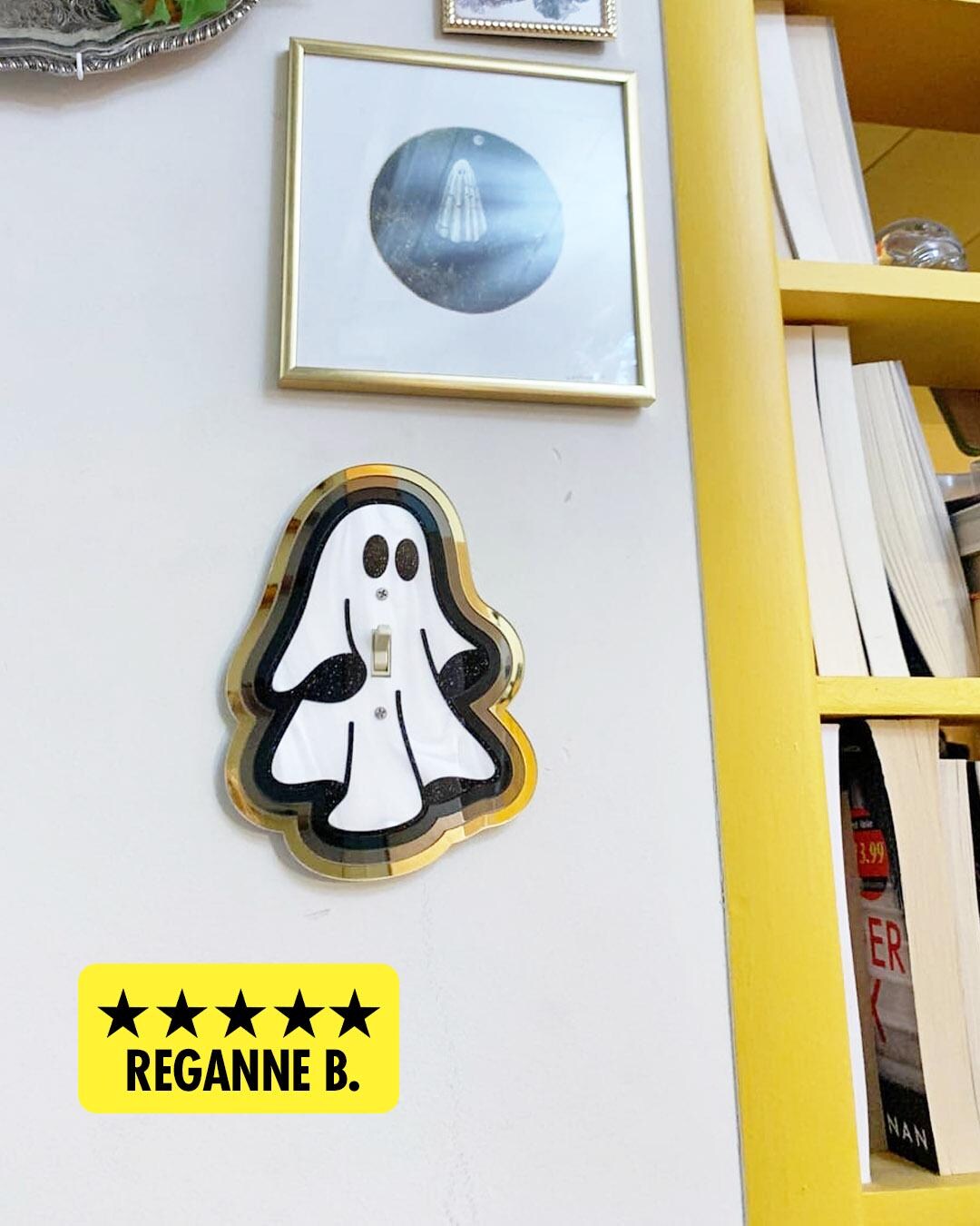 Friendly Spooky Ghost Light Switch Cover Wall Art Home Decor - Etsy