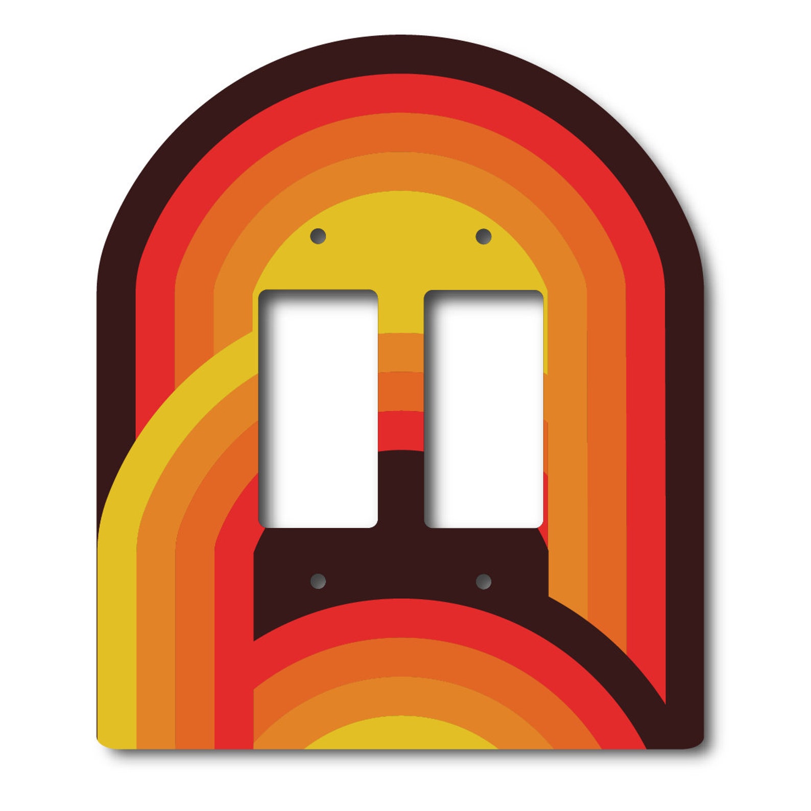 Retro Archway Light Switch Cover 1970's Home Decor - Etsy