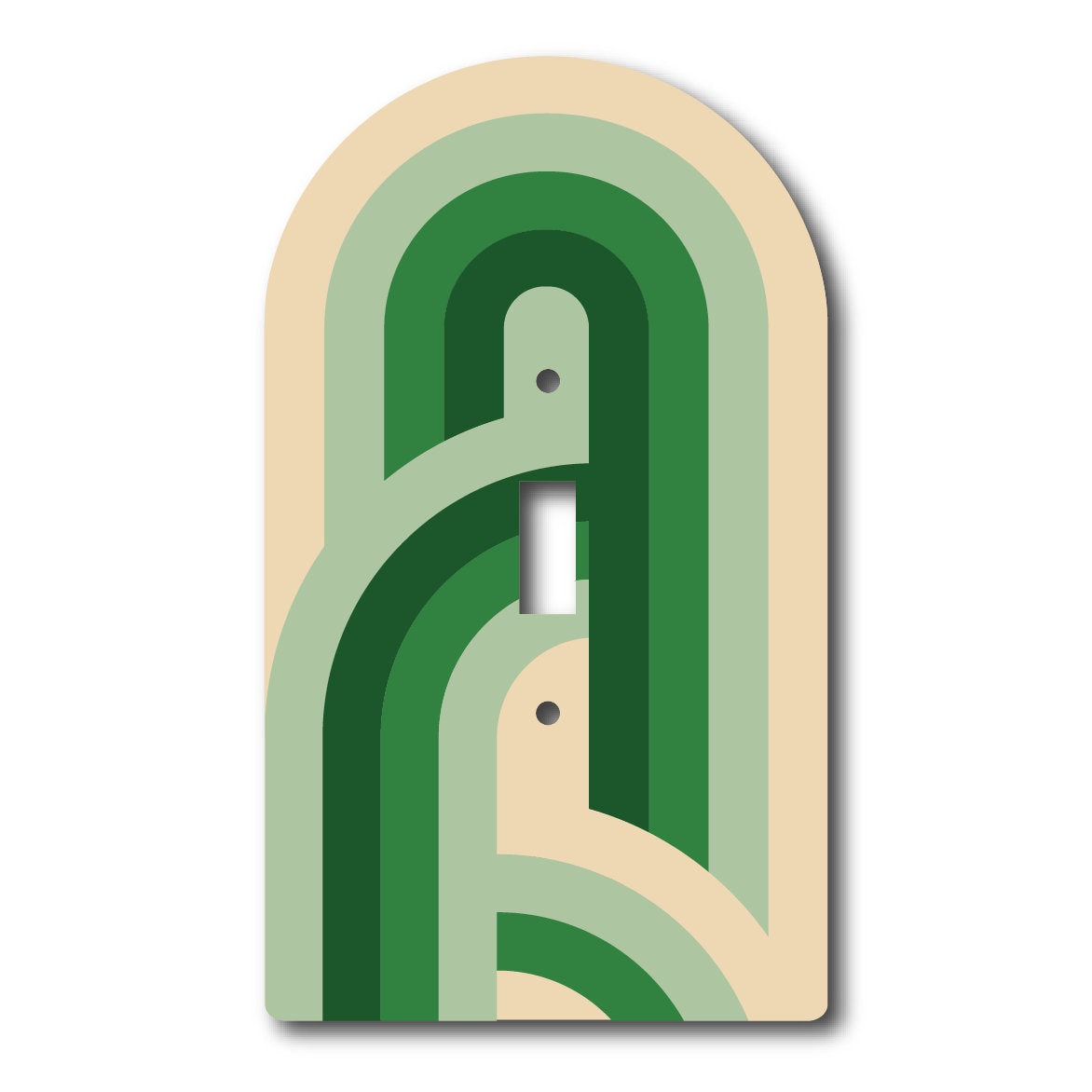 Retro Archway Light Switch Cover 1970's Home Decor - Etsy