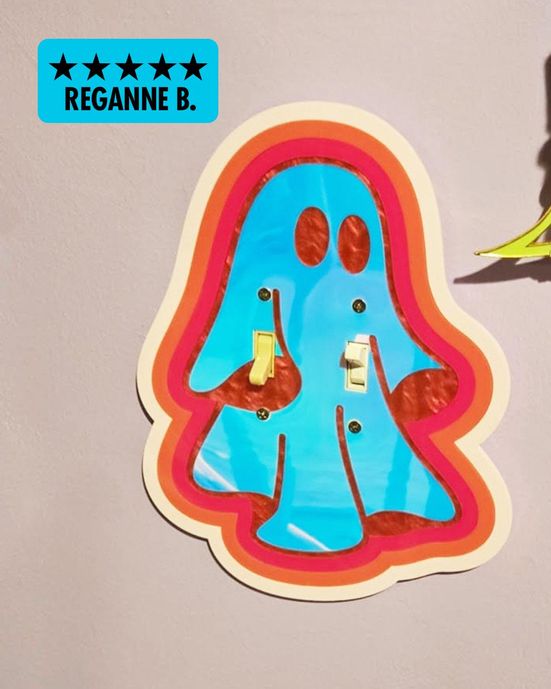 Friendly Spooky Ghost Light Switch Cover Wall Art Home Decor - Etsy