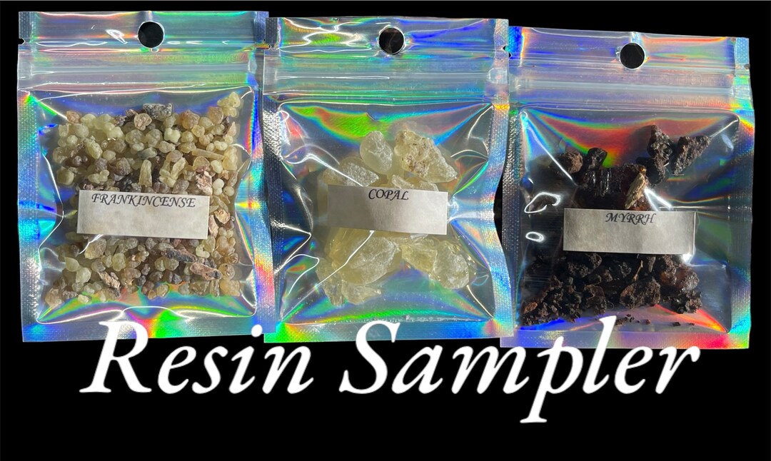 Frankincense Copal Myrrh Resin Sampler - Etsy