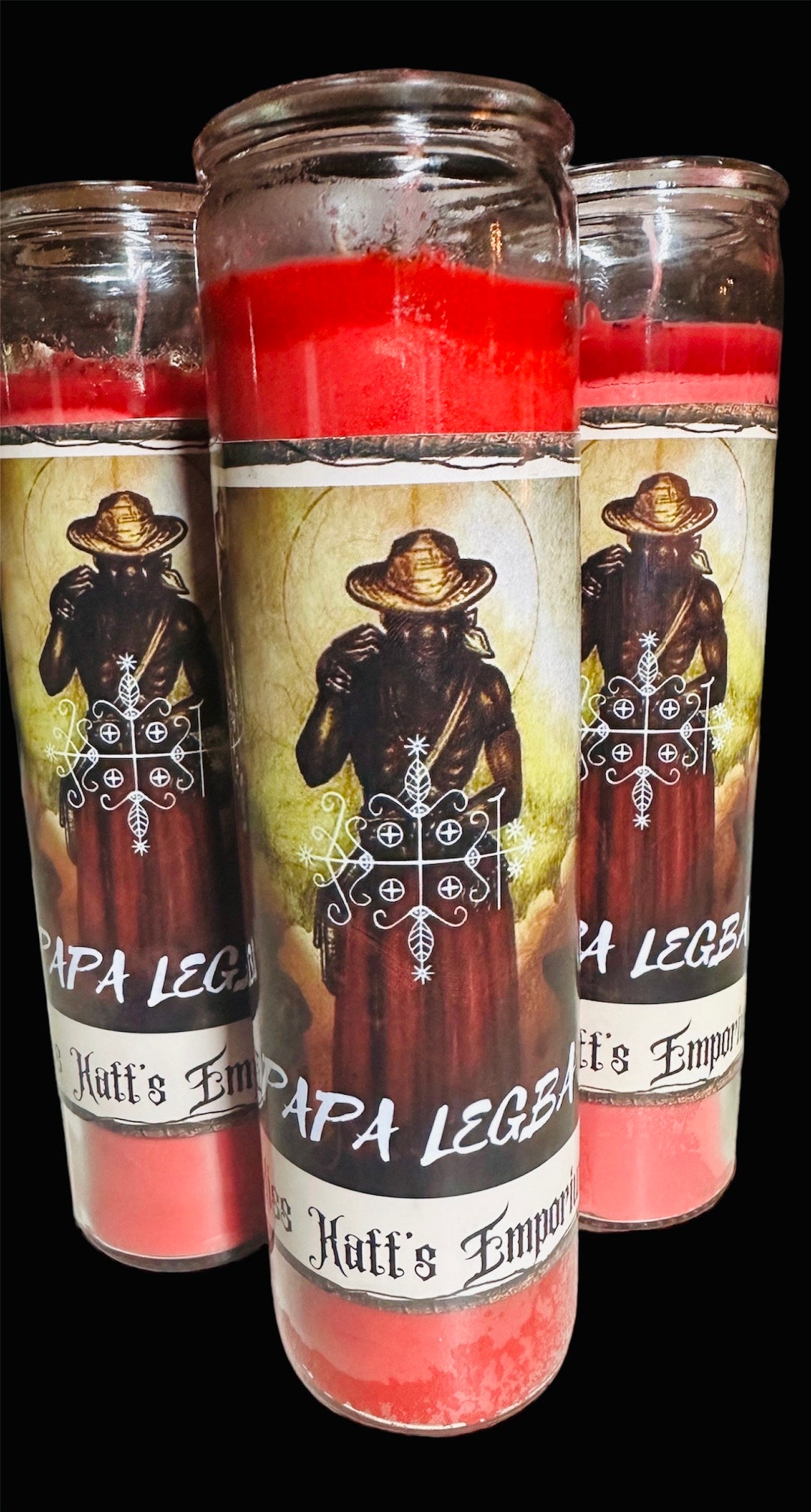 Papa Legba Seven Day Candle Etsy