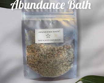 Abundance Bath Spiritual Bath to Attract Abundance to You - Etsy