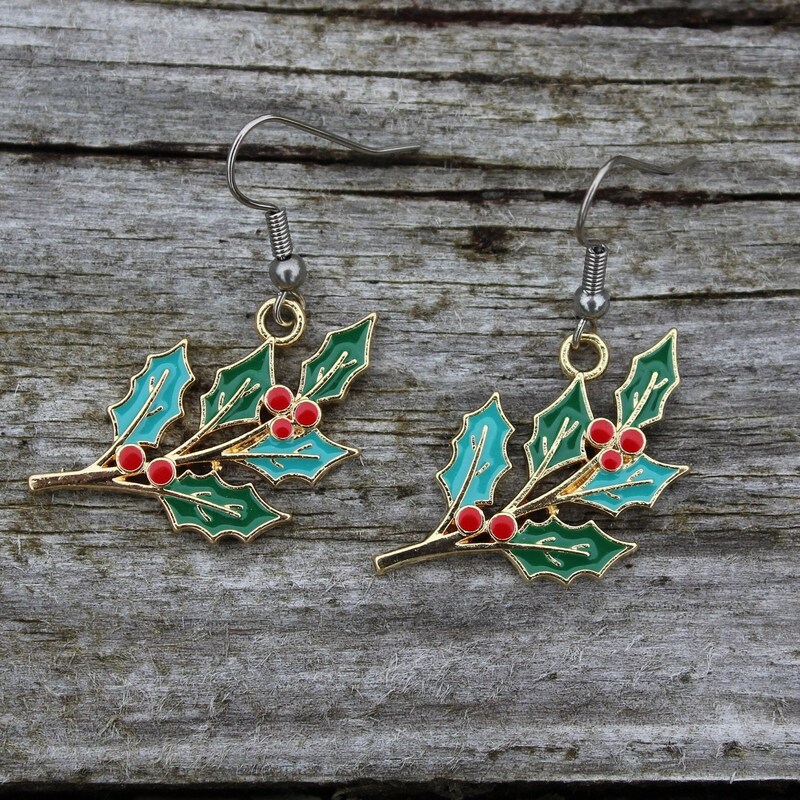 Holly Earrings - Etsy