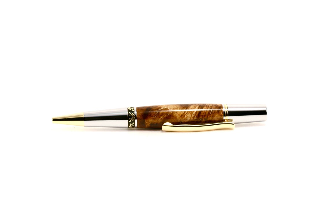 Brown Pen Brown Wooden Pen Handcrafted From Local Burl - Etsy