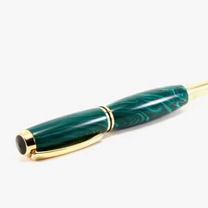 Green Gift Pen malachite Design Handcrafted - Etsy