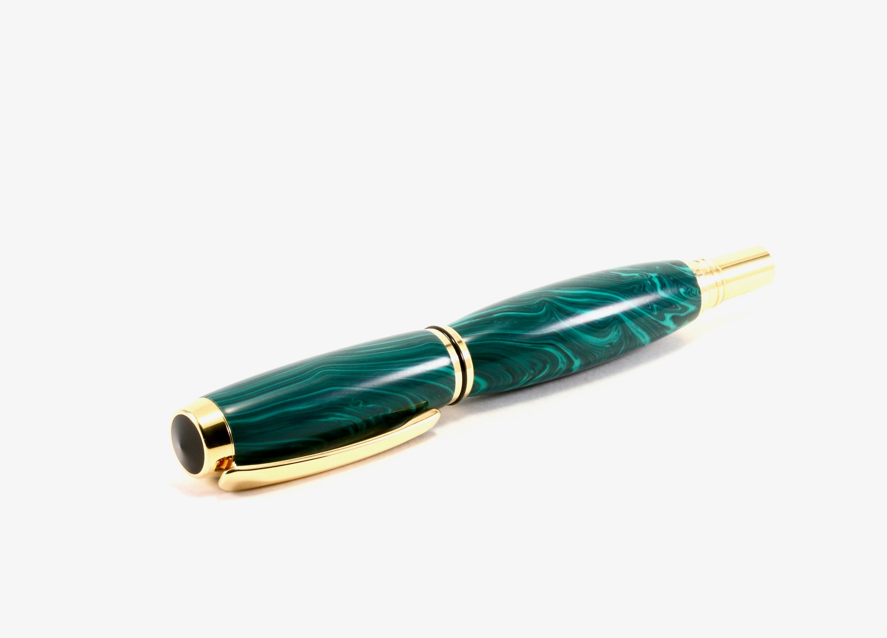 Green Gift Pen malachite Design Handcrafted - Etsy