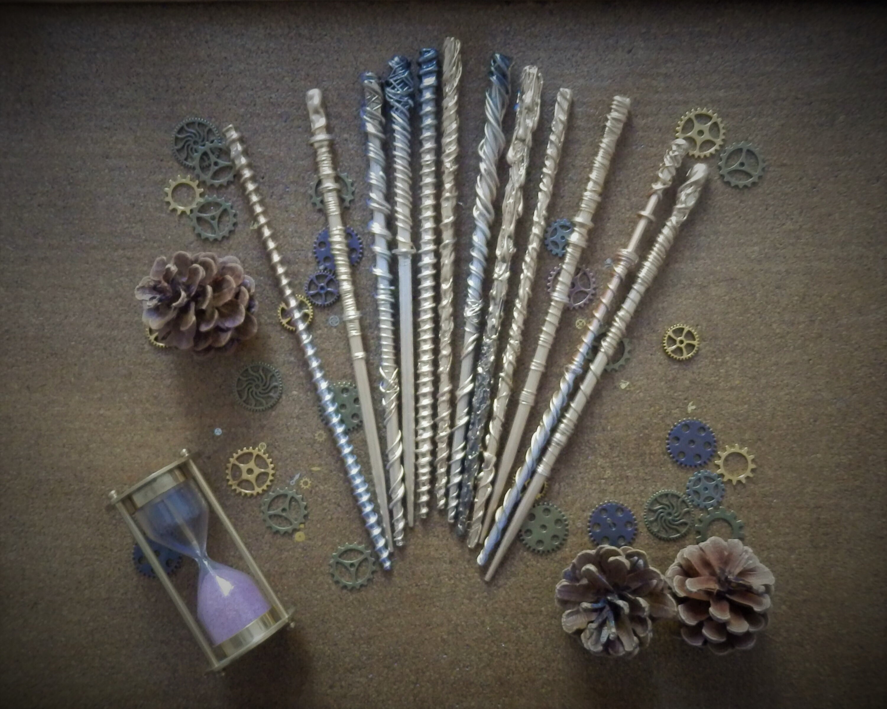 Small magic wand 9 inch Sci Fi Fantasy inspired Decorate | Etsy