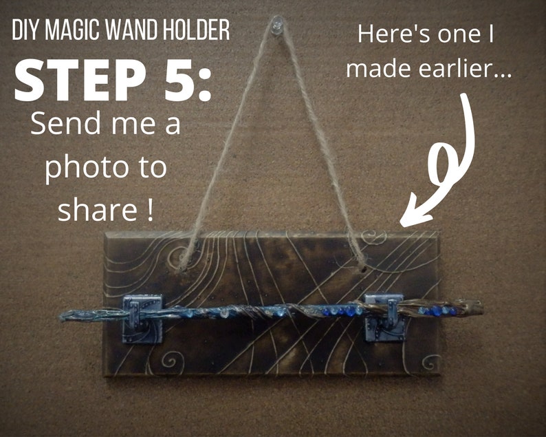 DIY Magic Wand Hanger / Holder / Decorate Your Own Craft Kit / - Etsy UK