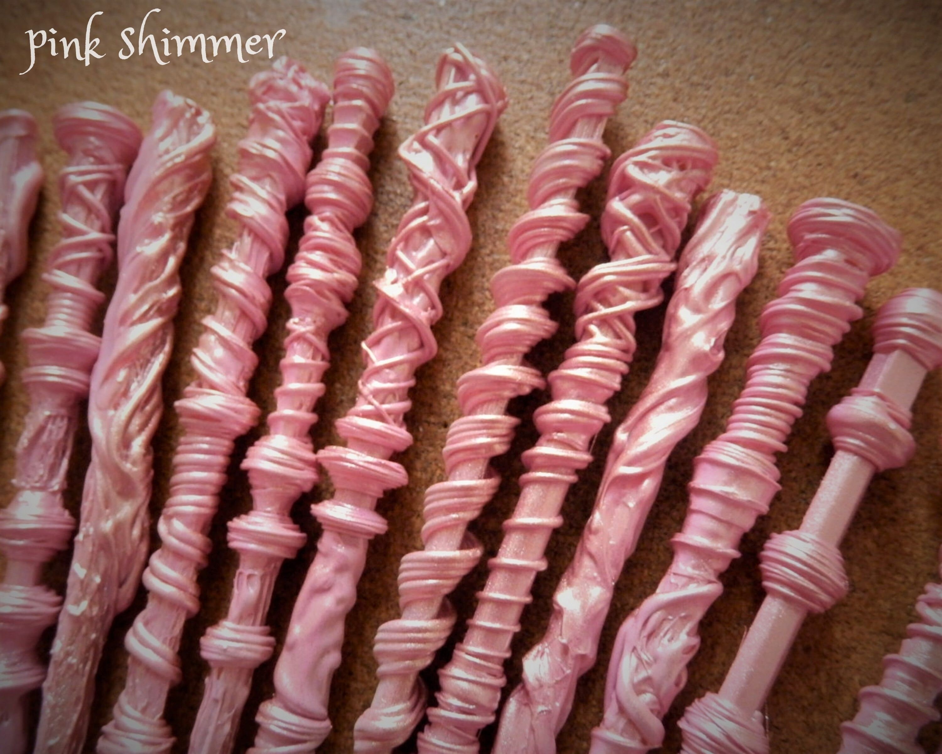 Pink Magic Wands 9 Inches Fantasy Inspired Decorate Your | Etsy