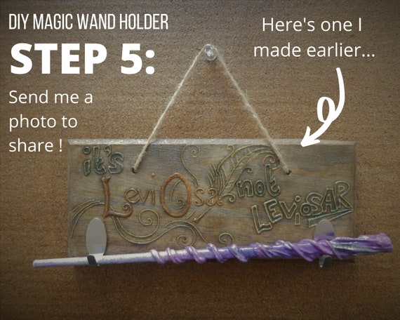 Diy Magic Wand Holder Magic Wand® X Julie Mollo® Original Button