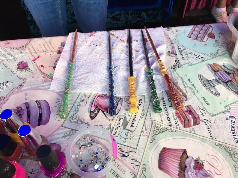 Small magic wand 9 inch Sci Fi Fantasy inspired Decorate | Etsy