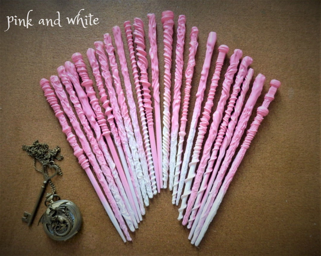 Pink Magic Wands - 9 Inches - Fantasy Inspired - Decorate Your Own ...
