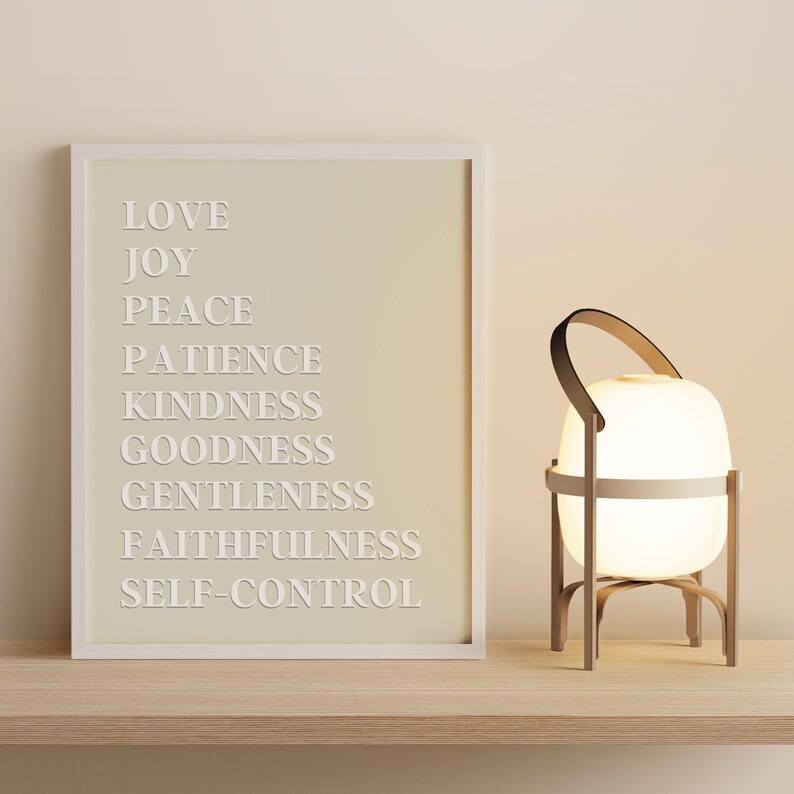 Fruit of the Spirit, Digital Download, Christian Printable, Christian ...