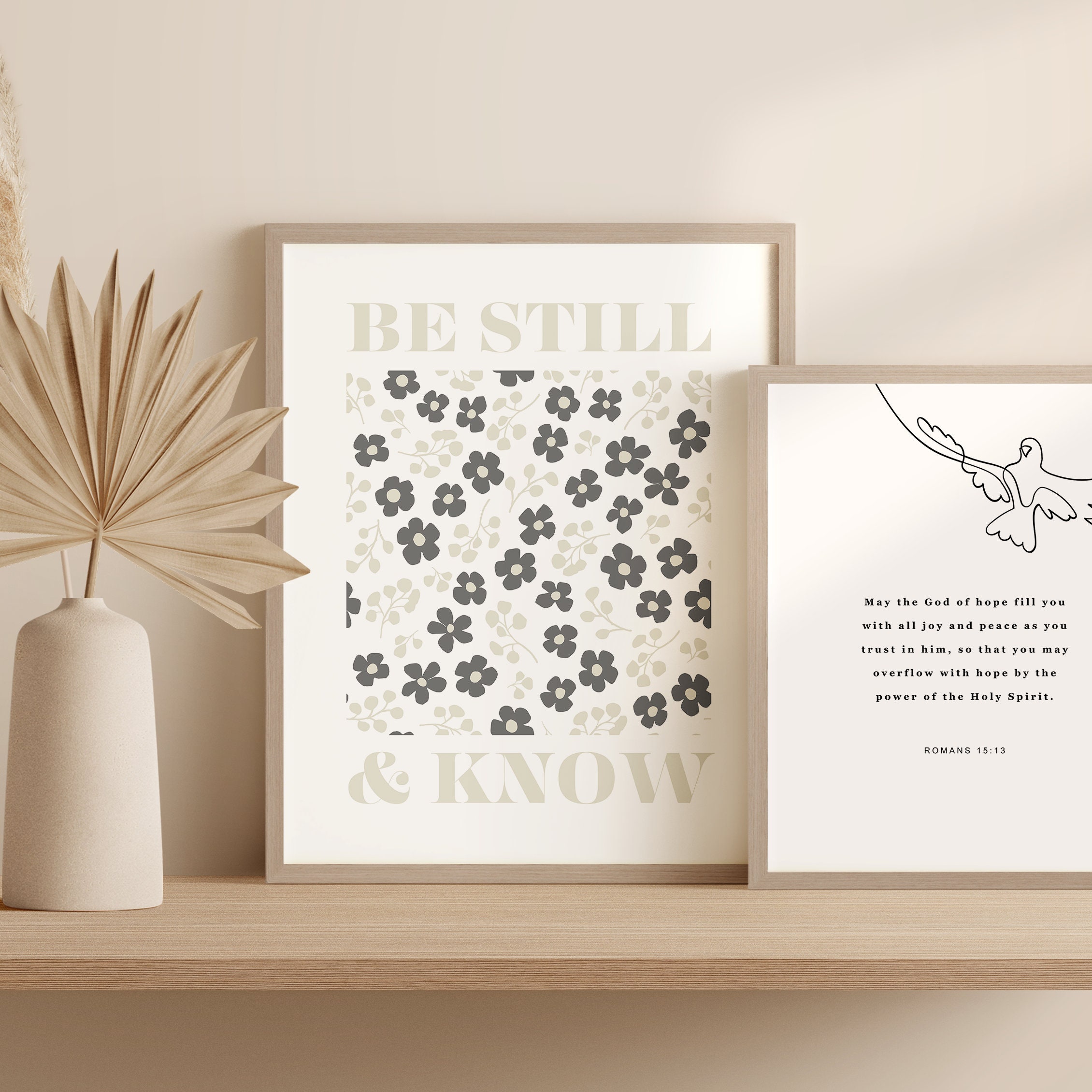 Be Still and Know, Psalm 46:10, Digital Download, Christian Printable ...