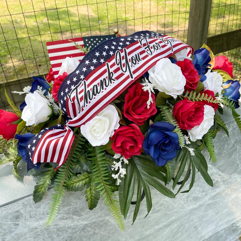 Headstone Spray - Etsy