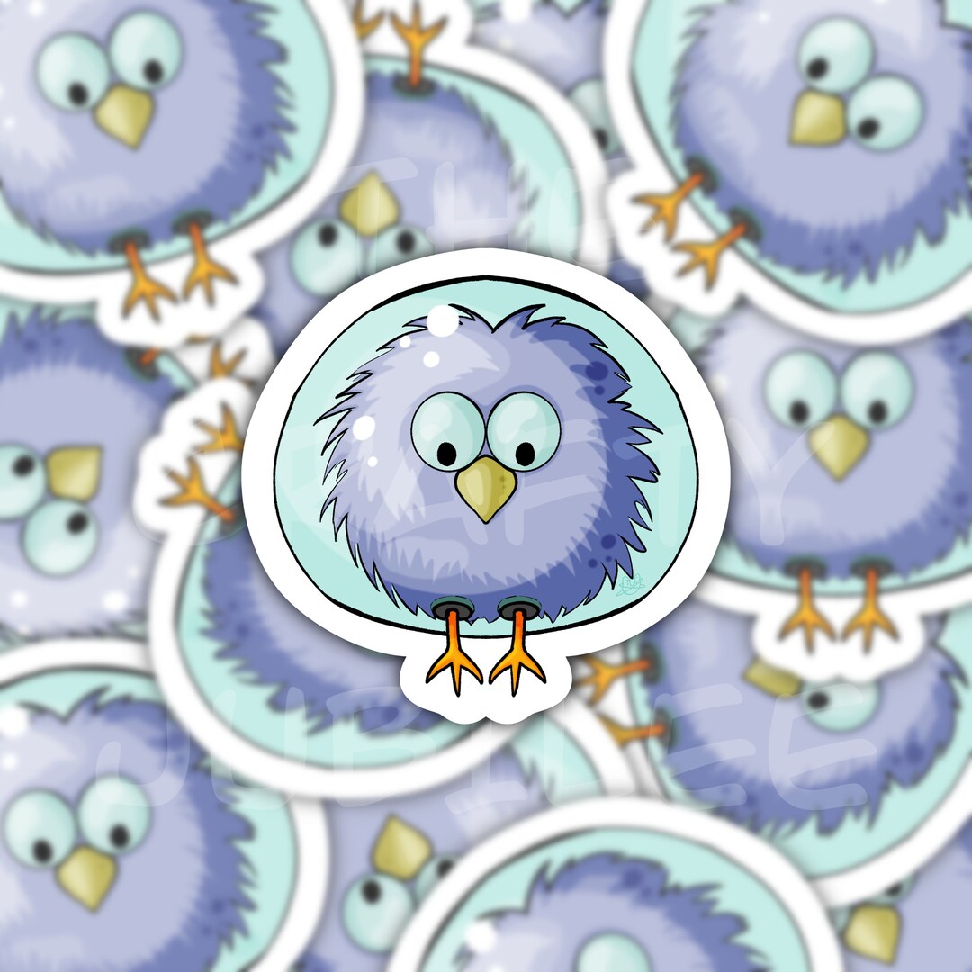 Sir Poof Poof Sticker - Space Poof - Die Cut Sticker - Original ...