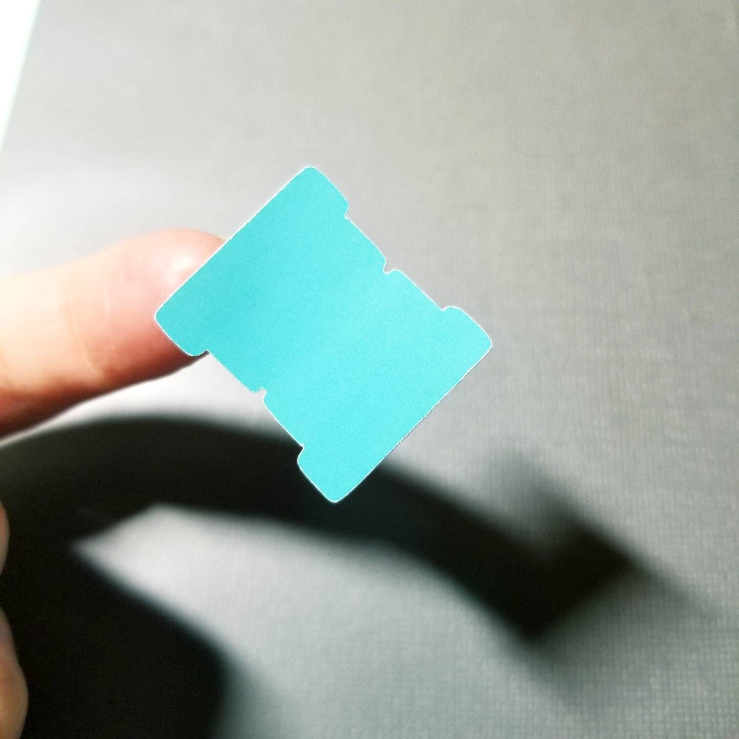 Tab Sticker Sheet - Create Your Own Tabs - Gray and Teal Tab Stickers ...