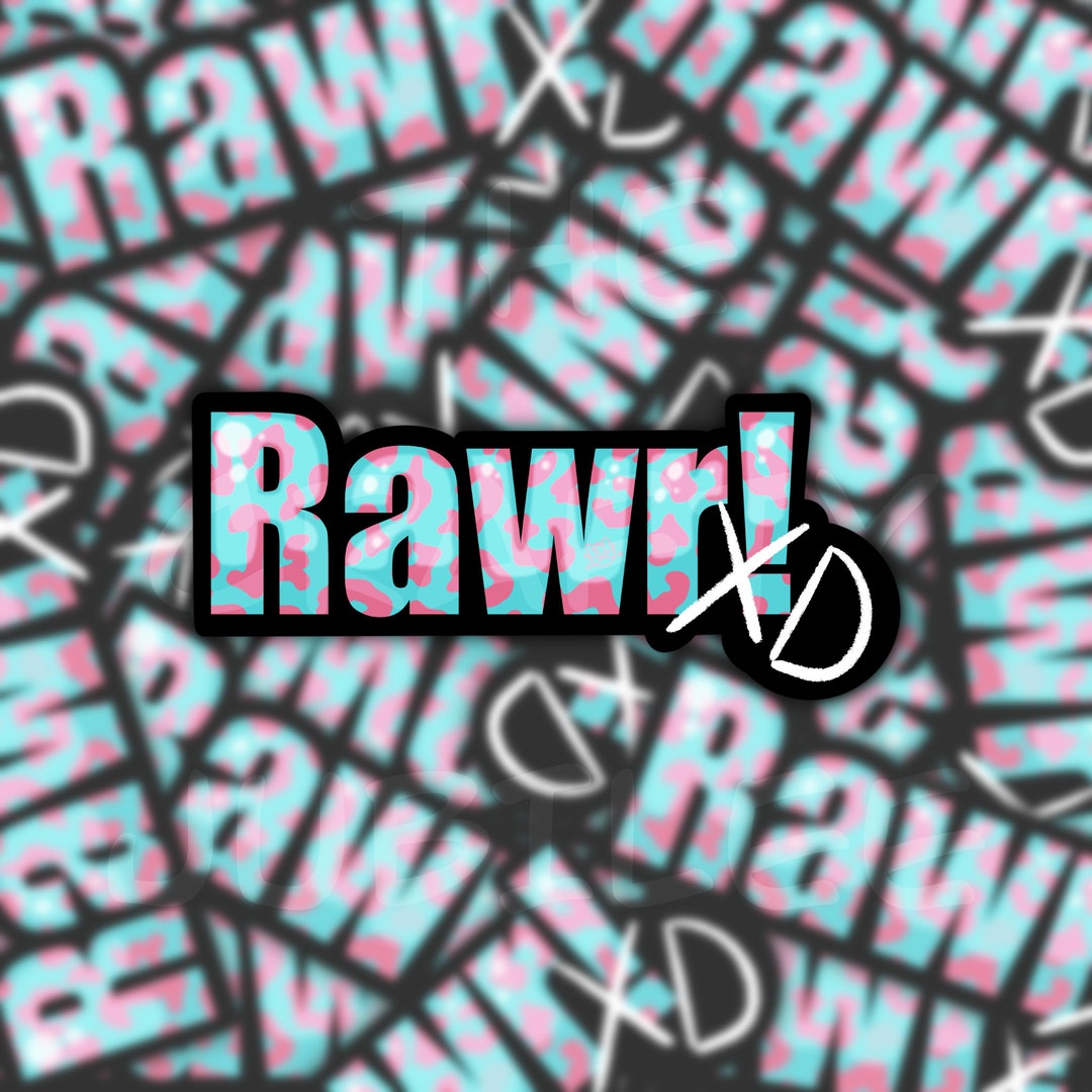 Rawr XD - 2000s Scene Kid - Die Cut Sticker - Millennial Memes - Scene ...