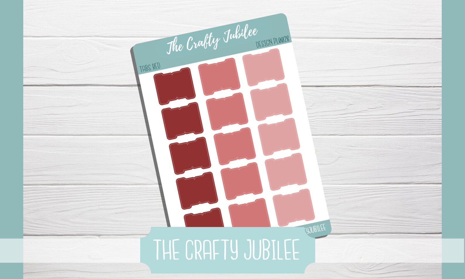 Tab Sticker Sheet - Create Your Own Tabs - Red Tab Stickers - Bullet ...
