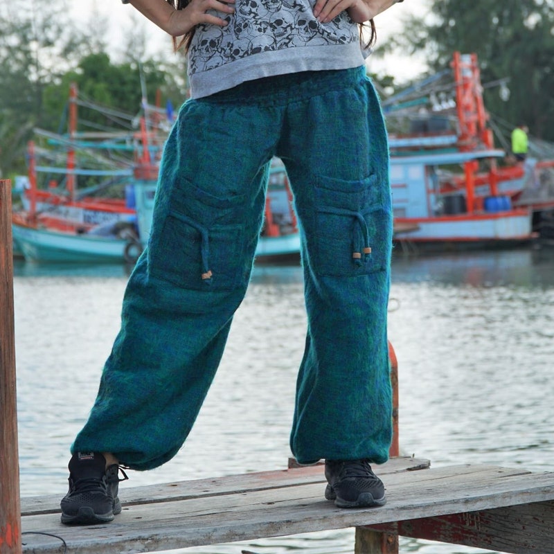 Flannel Baggy Pants - Etsy UK