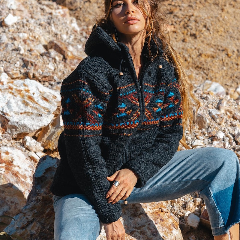 Wool Hoodie Thick - Etsy UK