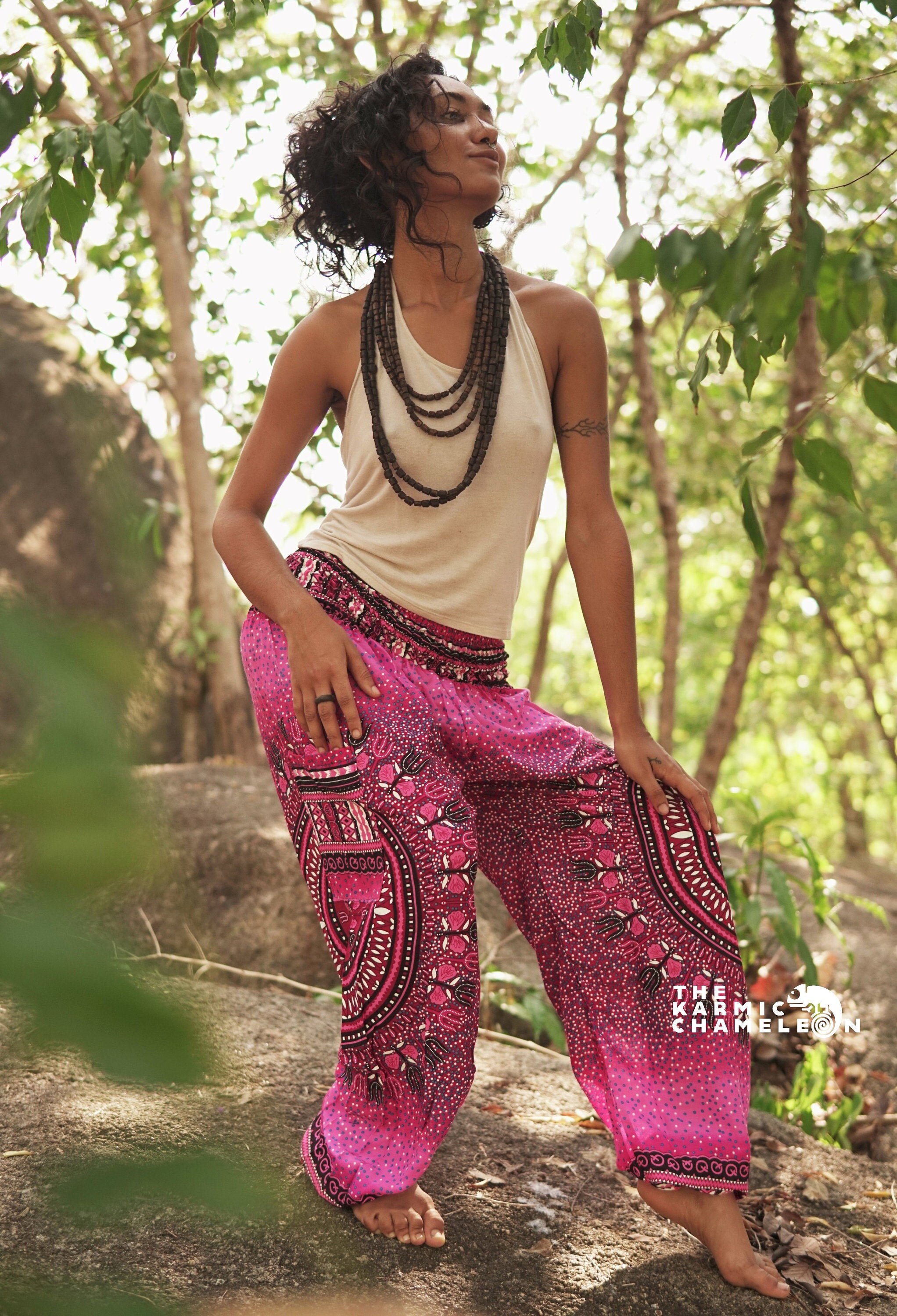 Psychedelic Harem Pants - Etsy New Zealand