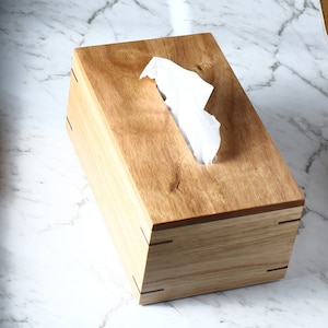 Tissue Wooden Box/cover Handmade From Solid Australian Chestnut Top ...