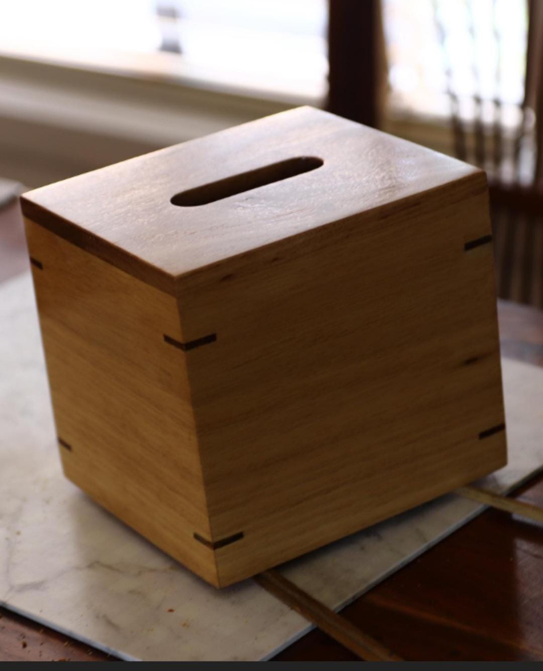 Tissue Box/cover Solid Australian Chestnut Hardwood Handmade. - Etsy