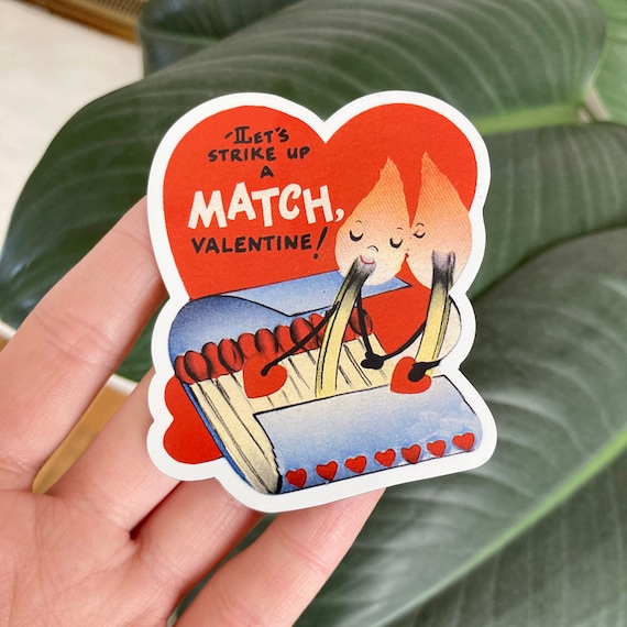 Vintage Valentine Magnet - Etsy