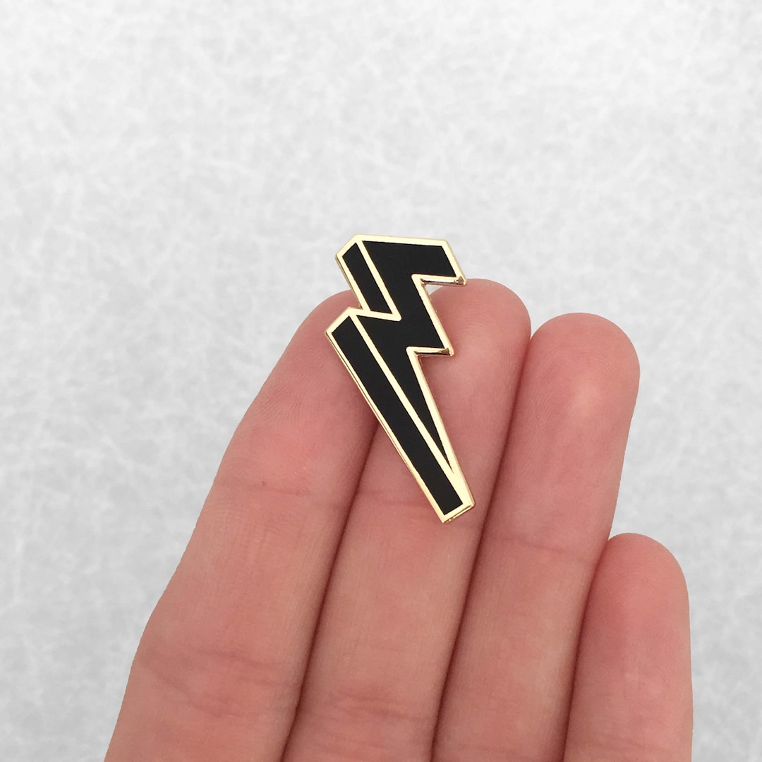 Lightning Bolt Pin - Etsy