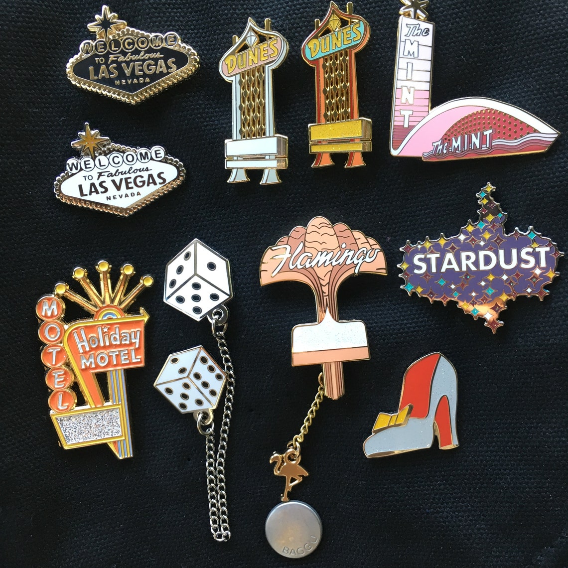 Welcome to Fabulous Las Vegas Sign Pin | Etsy