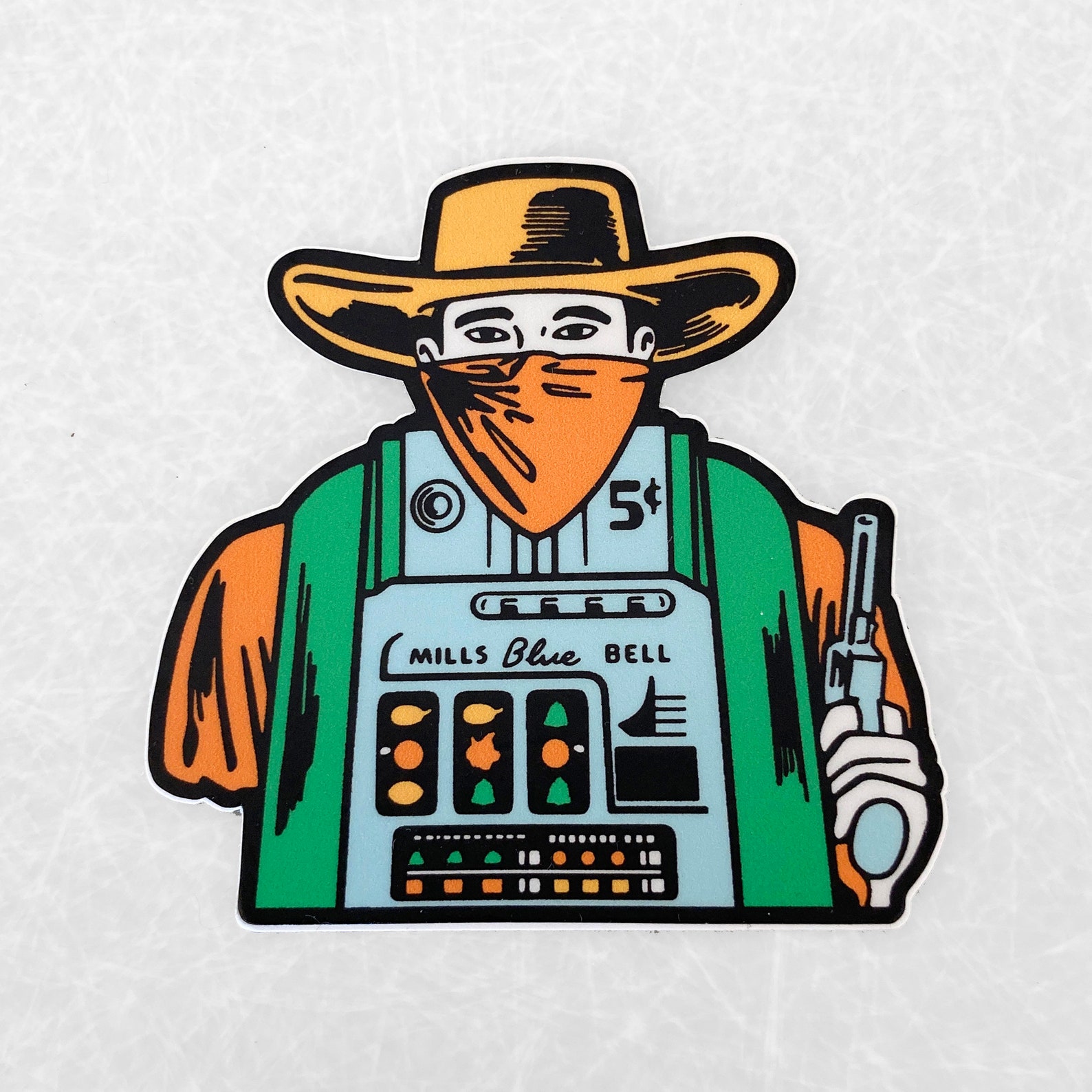 One Armed Bandit Sticker | Etsy