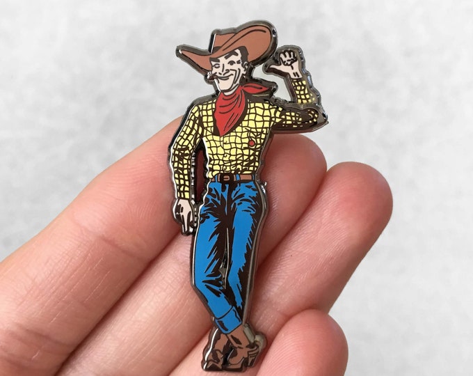 Vegas Vic Cowboy Pin - Etsy