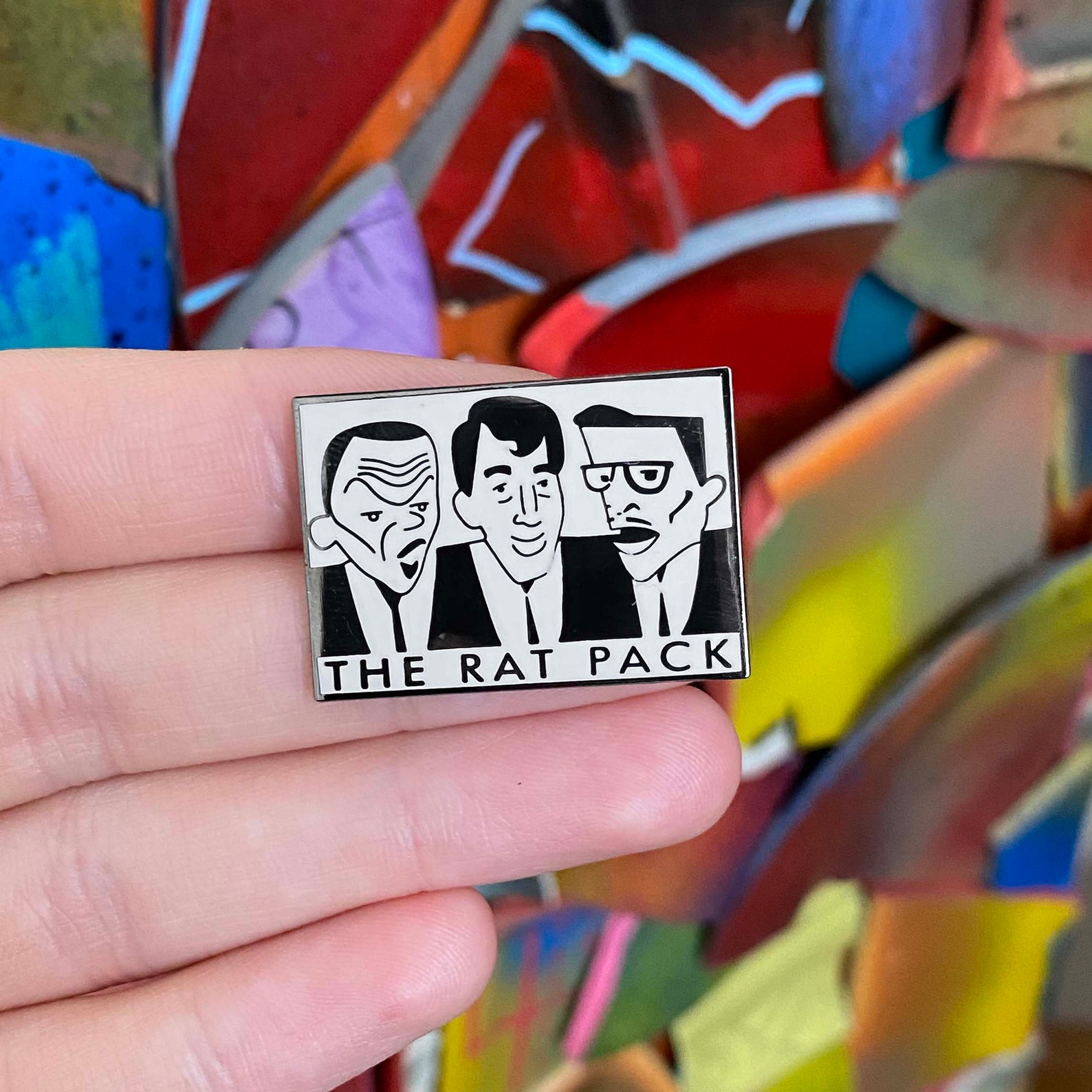 Rat Pack Pin - Etsy